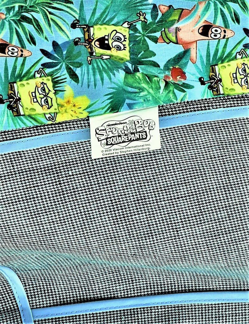 SpongeBob,Squarepants Sports Suit Jacket Coat - Light Blue