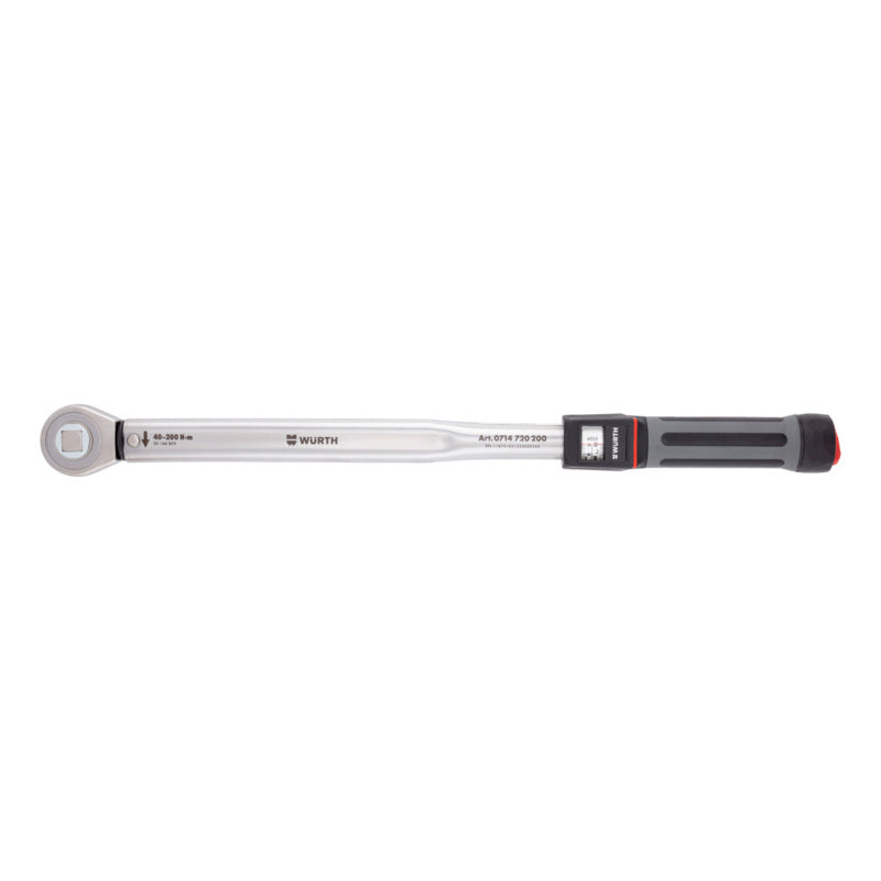 Wurth 1/2" Torque Wrench 40-200Nm Ratchet Drive - Precise Bolt ...