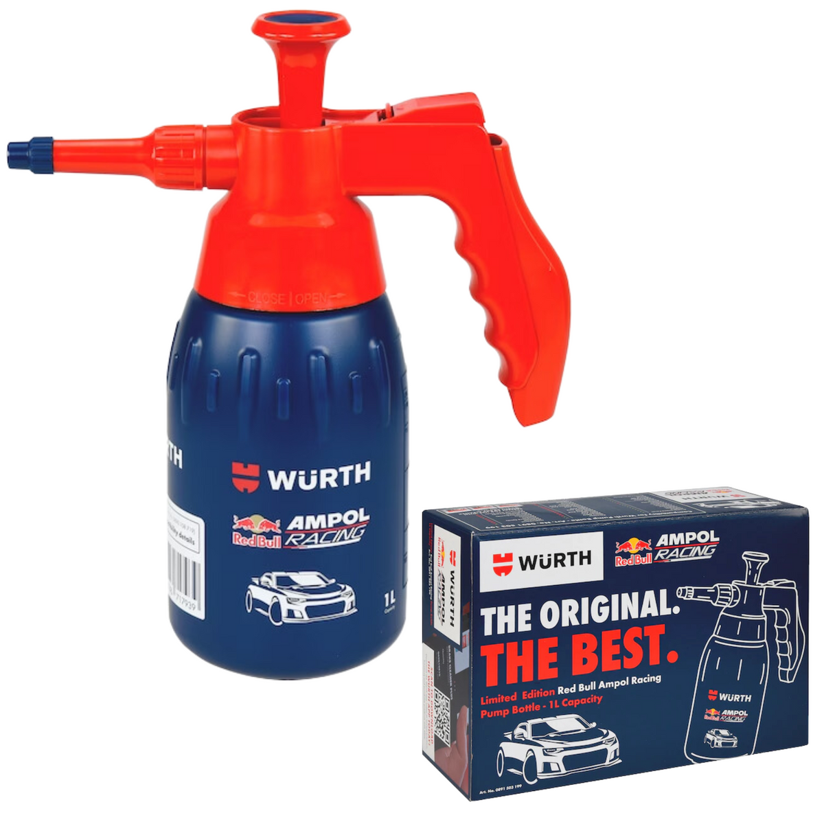 1L Wurth RedBull Ampol F1 Racing Brake Cleaner Specific Pump Spray ...