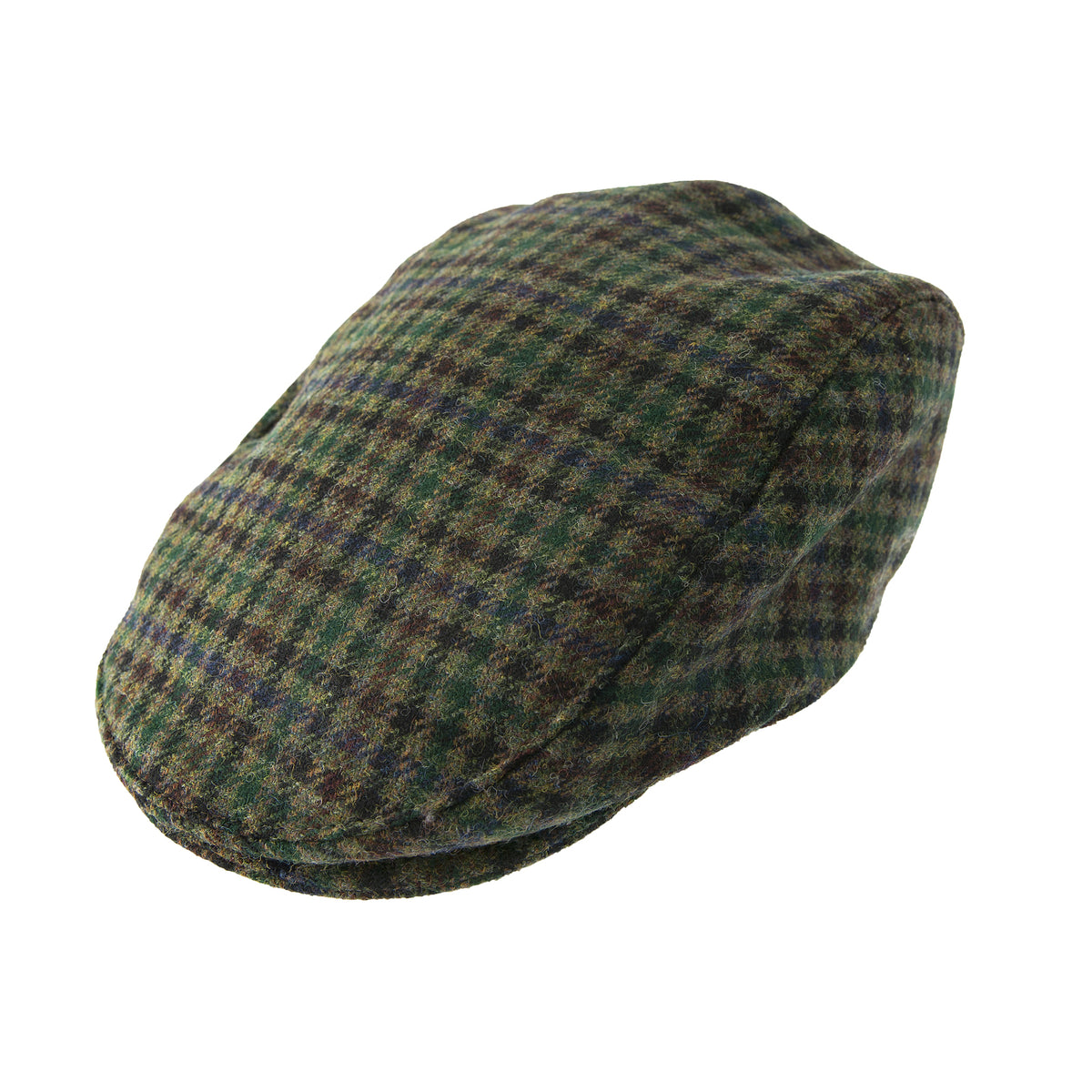 DENTS Abraham Moon Yorkshire Wool Dogtooth Flat Cap - Forest – Boutique ...
