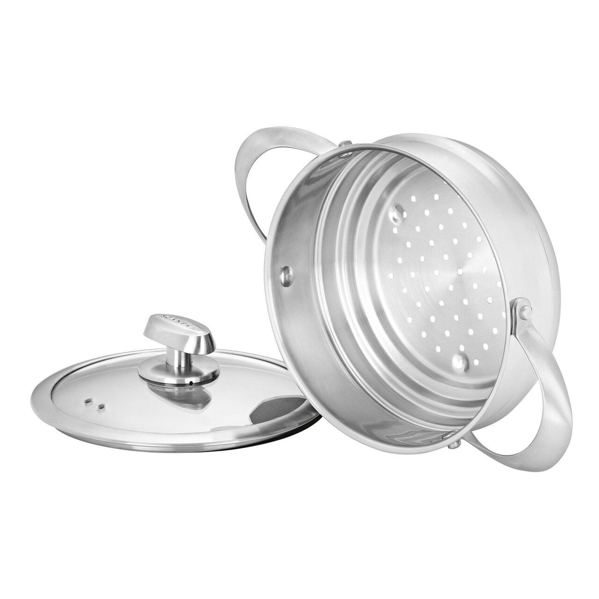 Scanpan Clad Covered Multi Steamer Insert fits 16/18/20cm Pans Pot ...