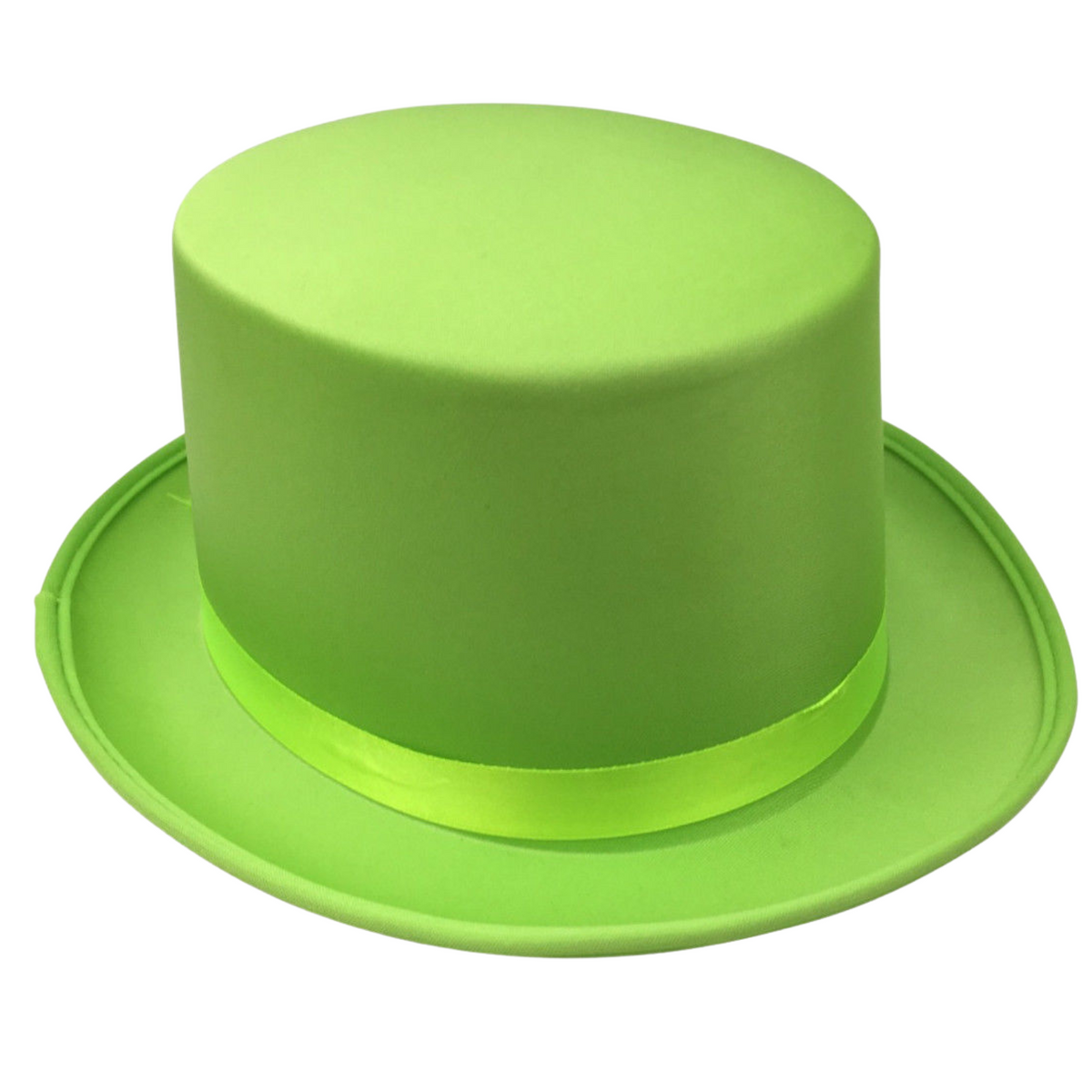 Light Green Satin Top Hat - Dance Costume/Fancy Dress Party – Boutique ...