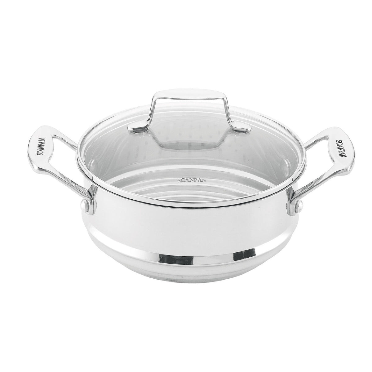 Scanpan Impact Multi Steamer Insert with Lid Fits 16cm, 18cm & 20cm ...