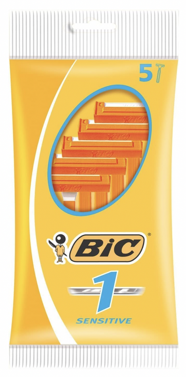 BiC Classic Disposable Sensitive Single Blade Shaving Razor - 1 Pack of ...