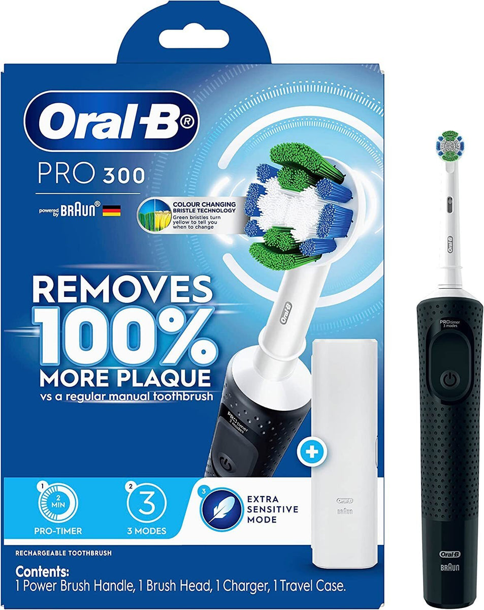 Oral-B Pro 300 Electric Toothbrush - Black – Boutique Retailer