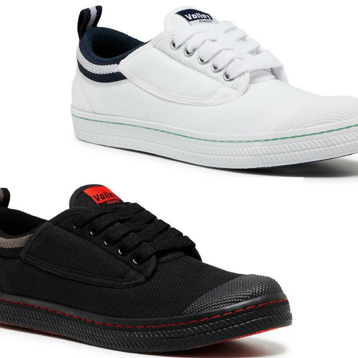 Dunlop Volleys Classic Mens Sneakers - Lace Up Casual Shoes – Boutique ...