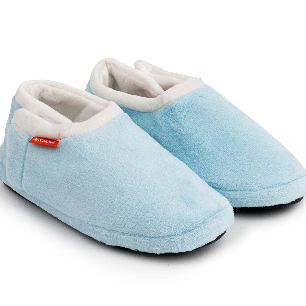 Archline Orthotic Closed Slippers - Sky Blue (Orthopedic Footbed w ...