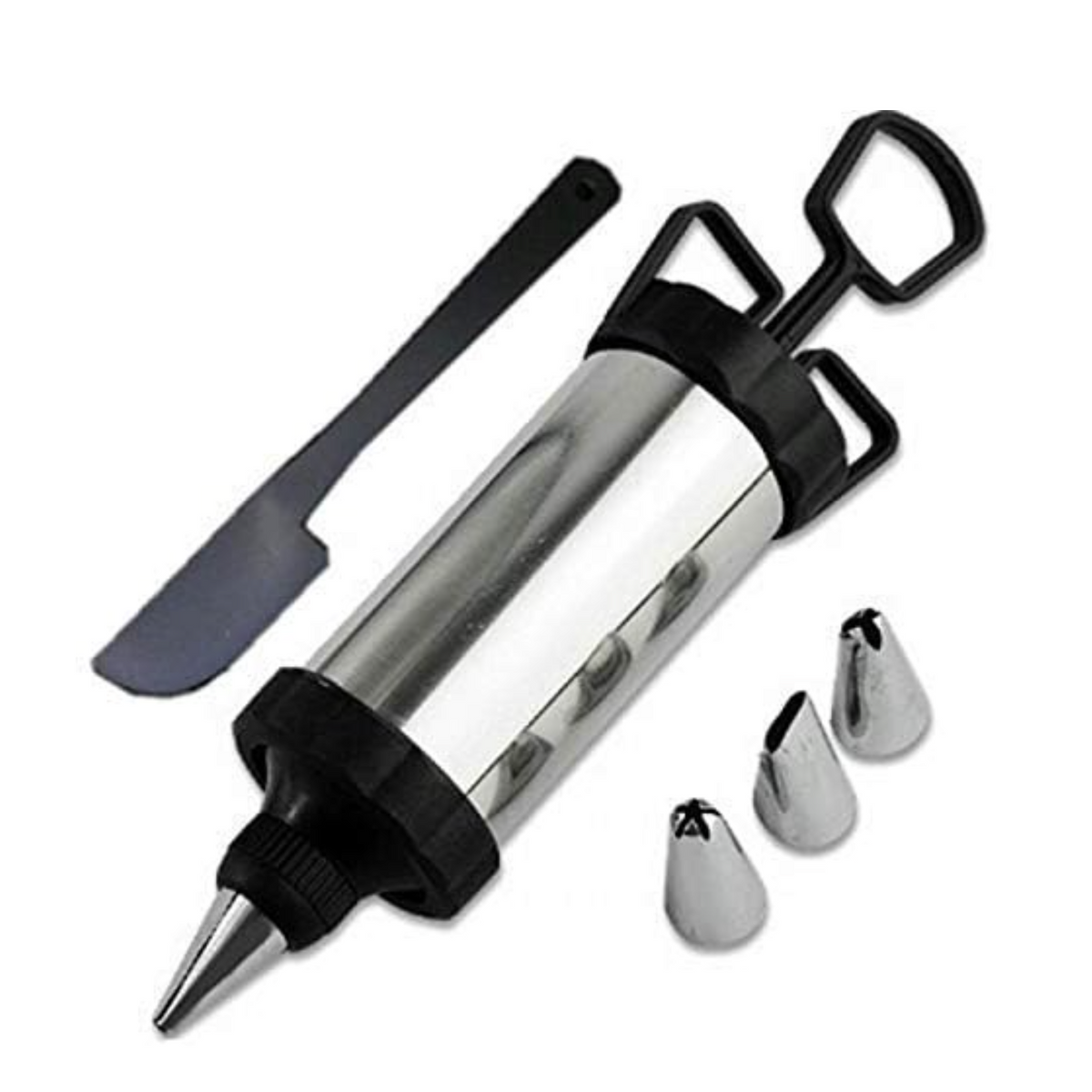 Cake Icing Syringe Tool Kit Set w/ 4 Nozzles Decorating Party Piping ...