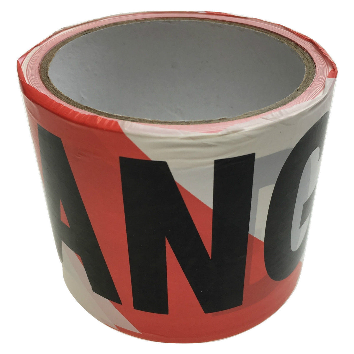 Red/White Danger Tape (20m Non-Stick) - Safety/Warning Barricade ...