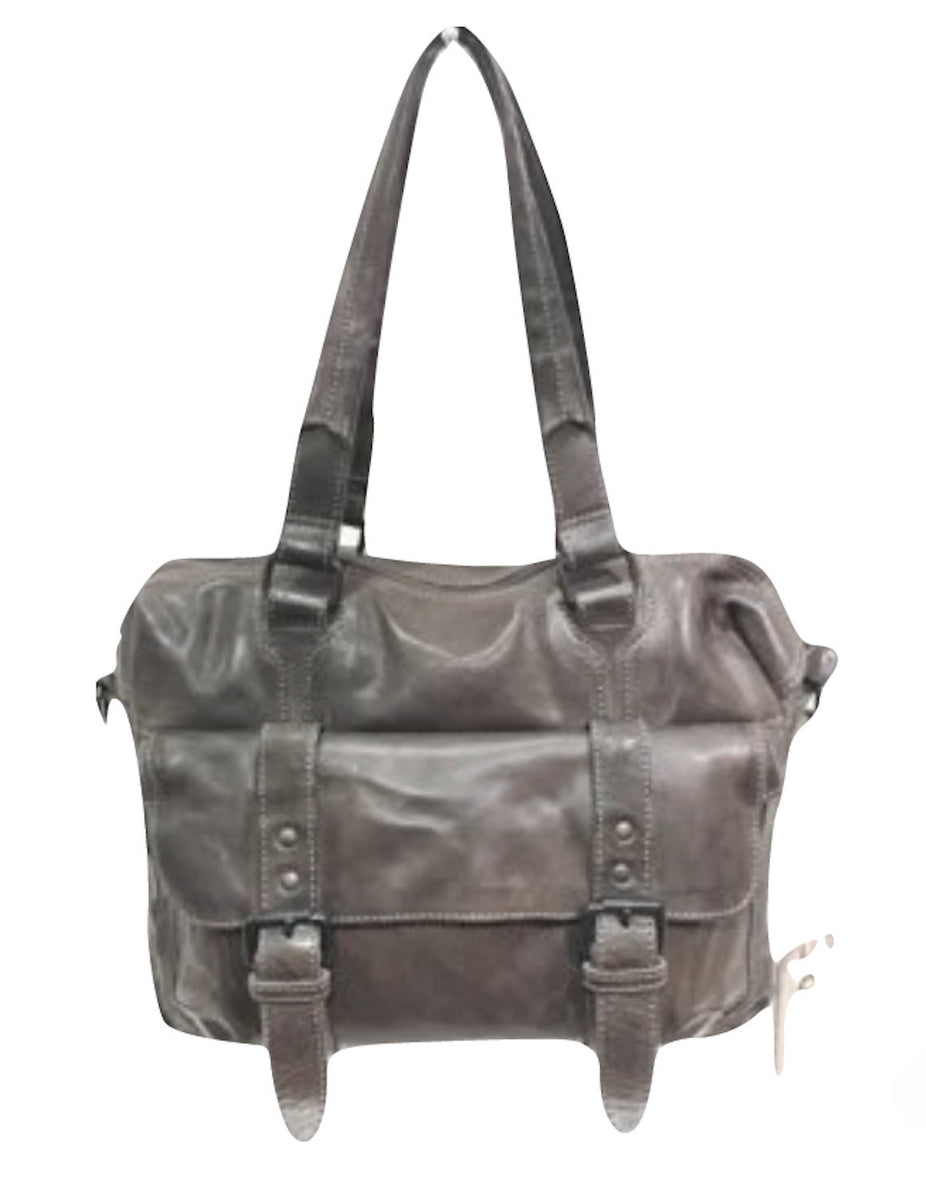 Mens Cow Washed Leather Vintage Messenger Satchel Bag (Laptop Travel ...