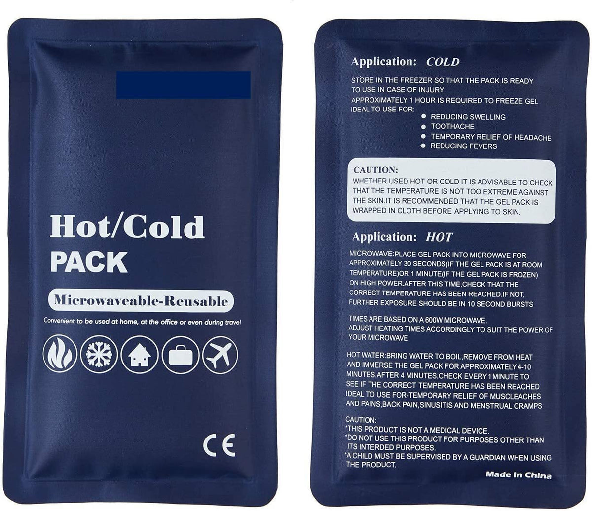 Microwaveable Reusable Hot/Cold Pack - Ice/Heat Gel Pack – Boutique ...