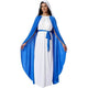 VIRGIN MARY COSTUME Fancy Dress Cosplay Christmas Party Outfit Holy ...