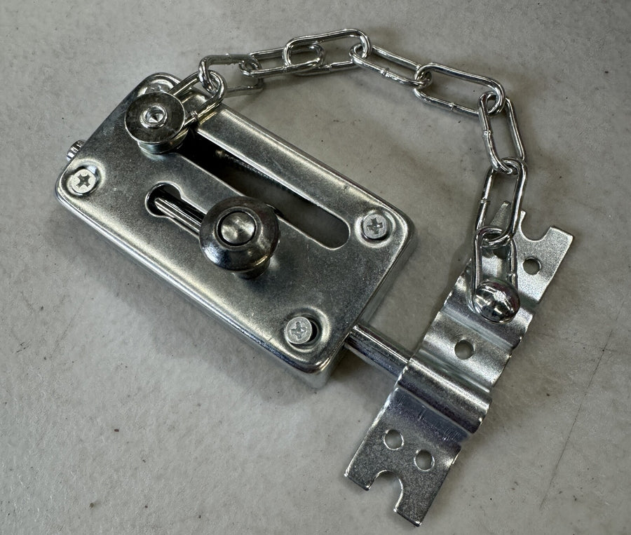 Door Chain Latch Bolt Restrictor - Security Slide Catch Guard Lock ...