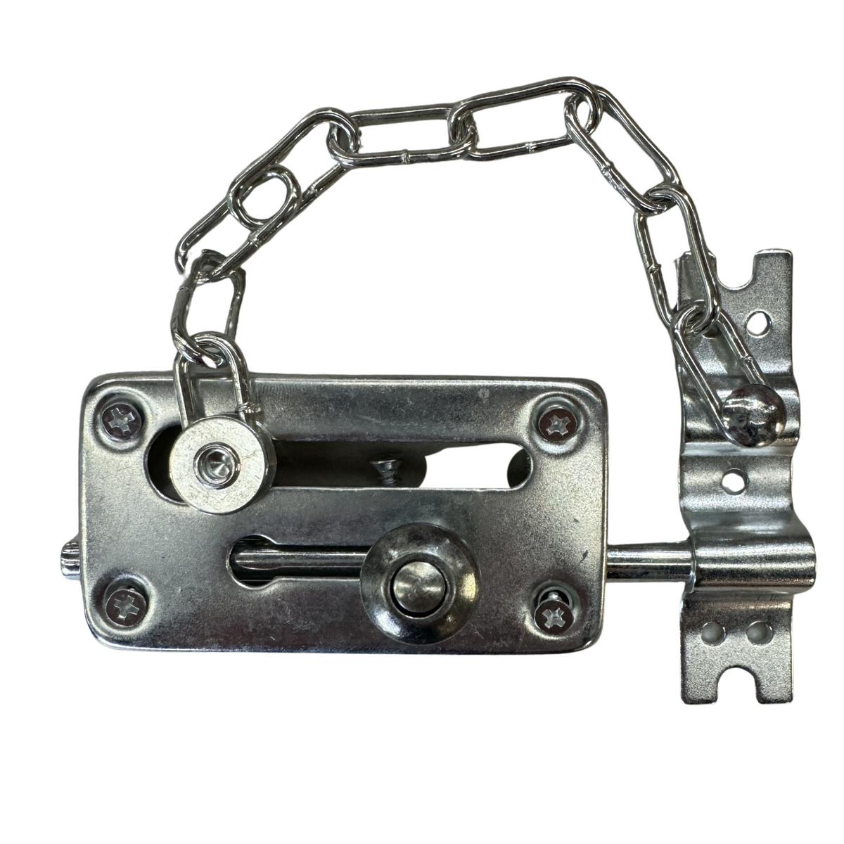Door Chain Latch Bolt Restrictor - Security Slide Catch Guard Lock ...