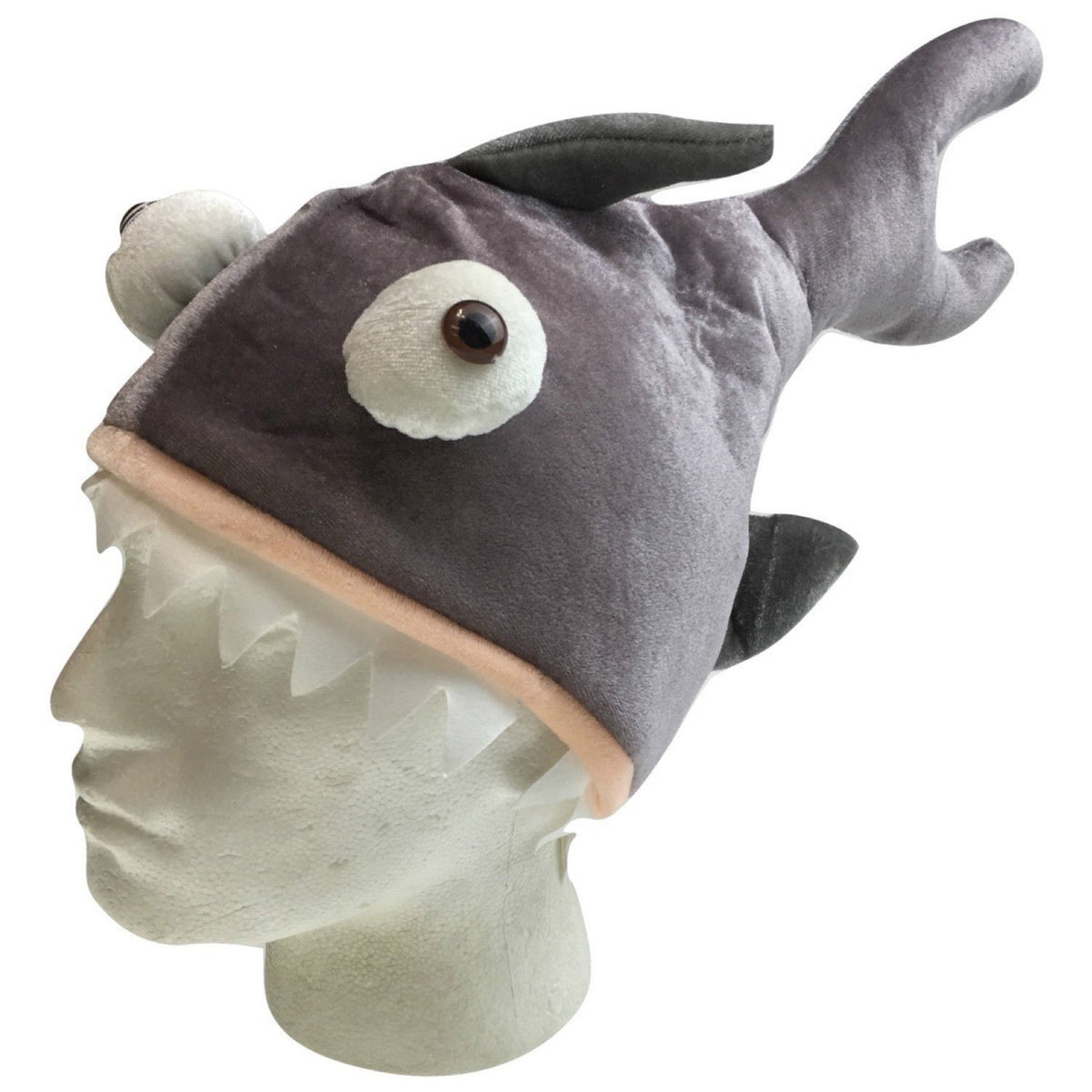 SHARK HAT Costume Accessory Fish Halloween Fancy Dress Up Party Cap ...