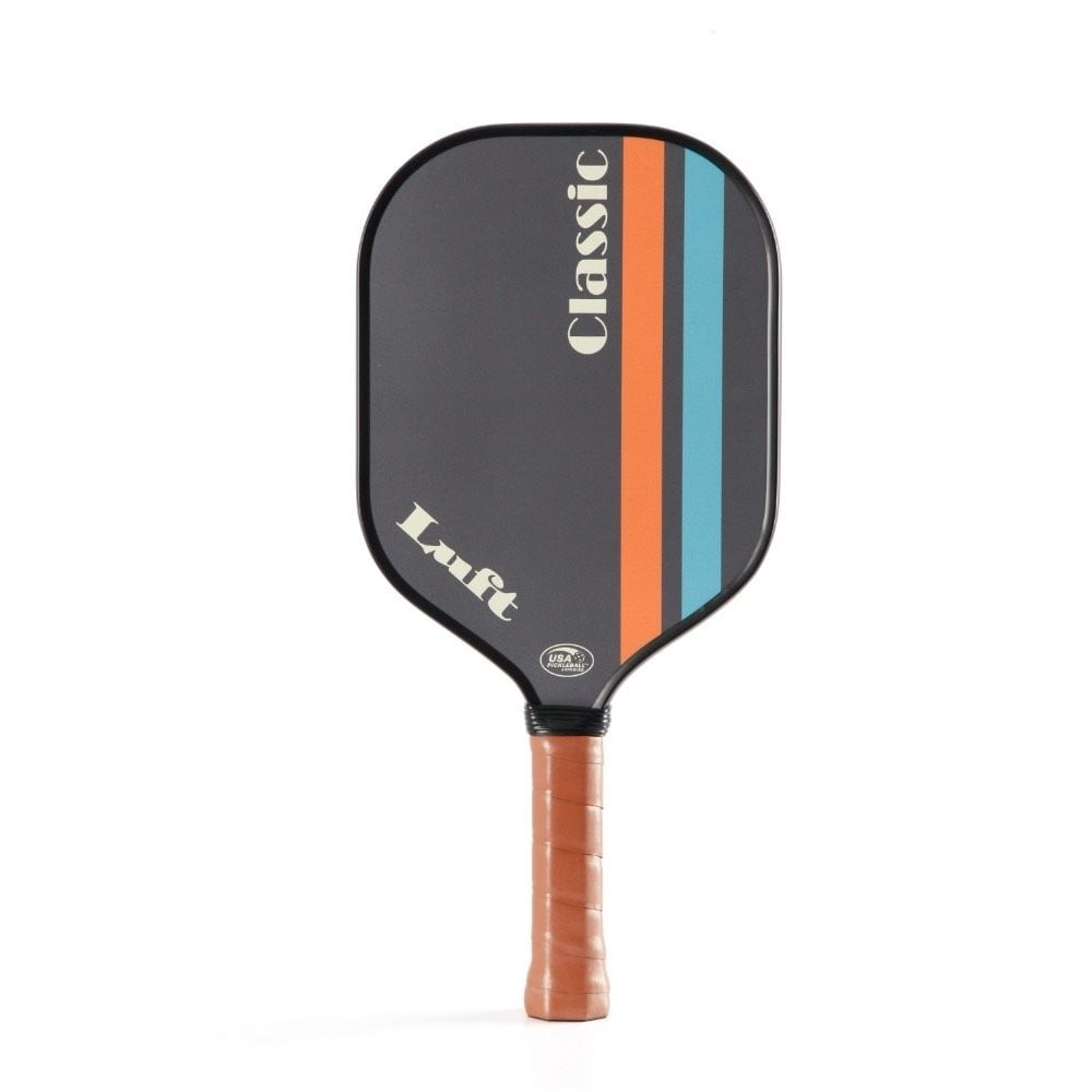 Luft Classic Pickleball Paddle - Fiberglass - Charcoal/Orange/Green ...