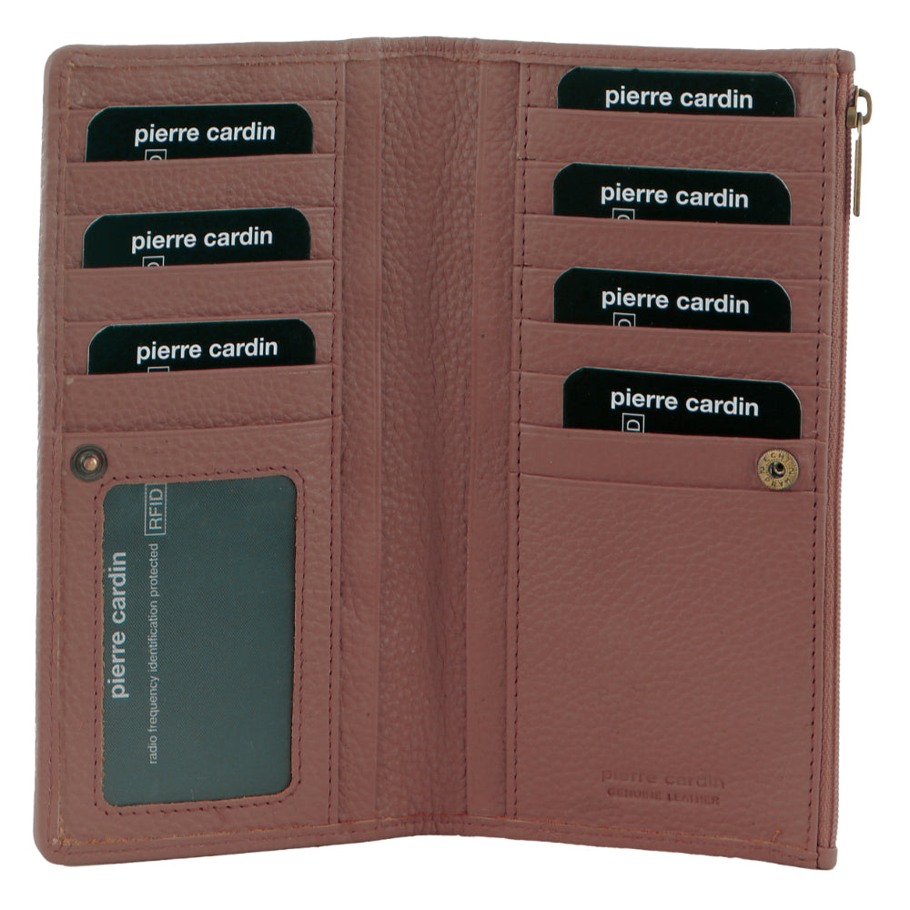 Pierre Cardin Womens Soft Italian Leather RFID Purse Wallet - Casia ...