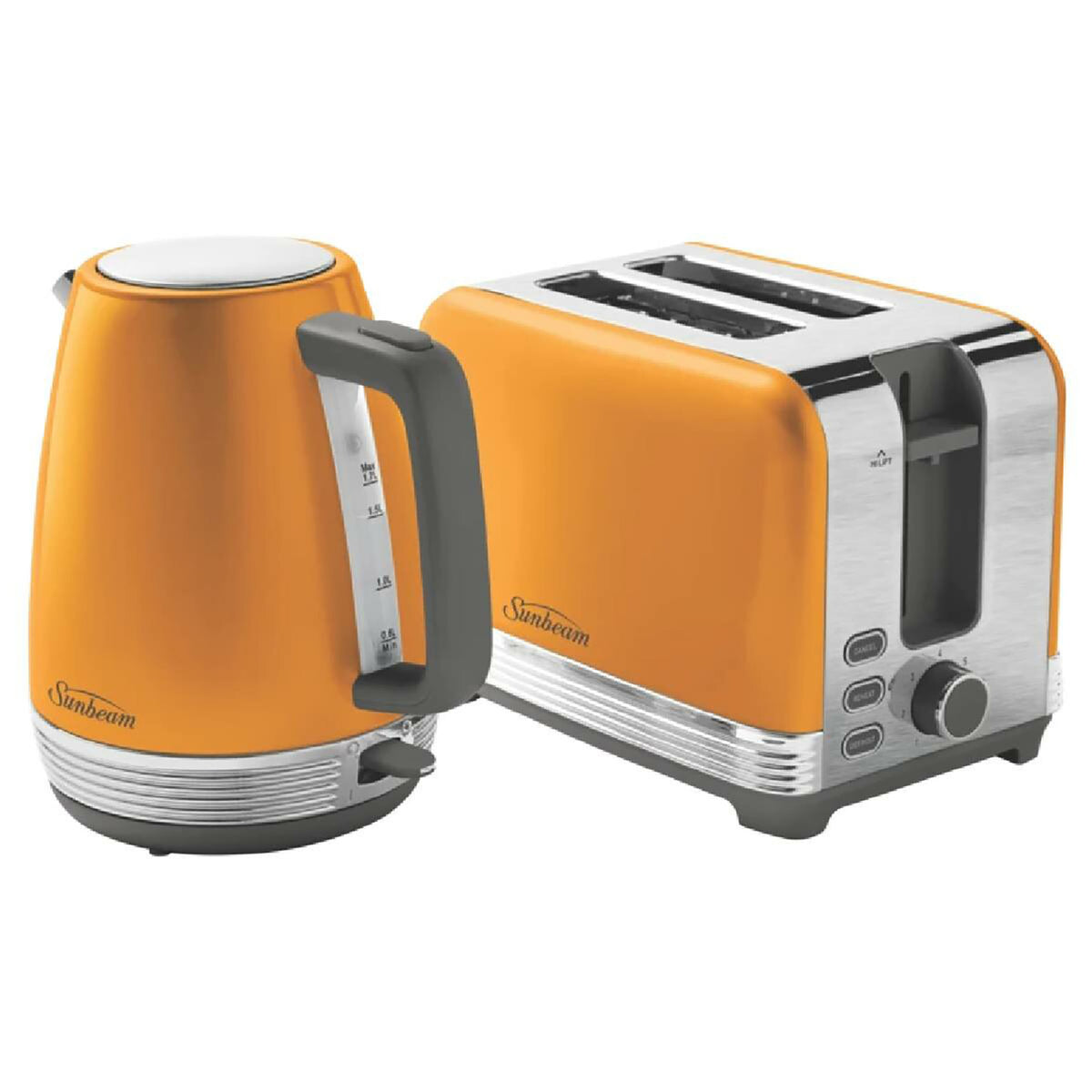 Sunbeam The Chic Collection Breakfast Kettle & Toaster Set - Yellow ...