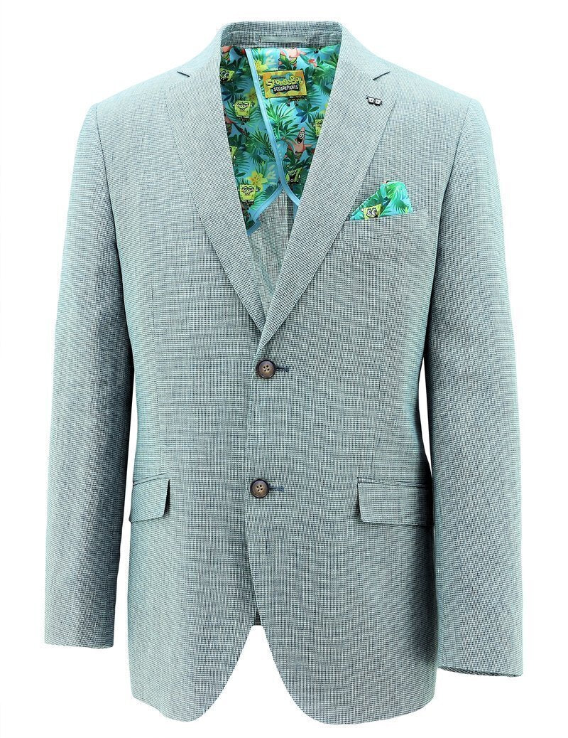 SpongeBob Squarepants Sports Suit Jacket Coat - Light Blue – Boutique ...
