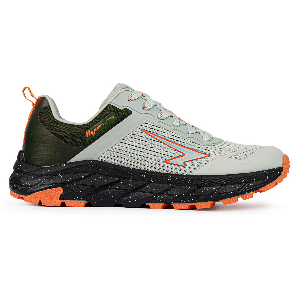 SFIDA Mens Nomad Hyper Lite Trail Runners - Grey/Khaki/Orange (Sneakers ...