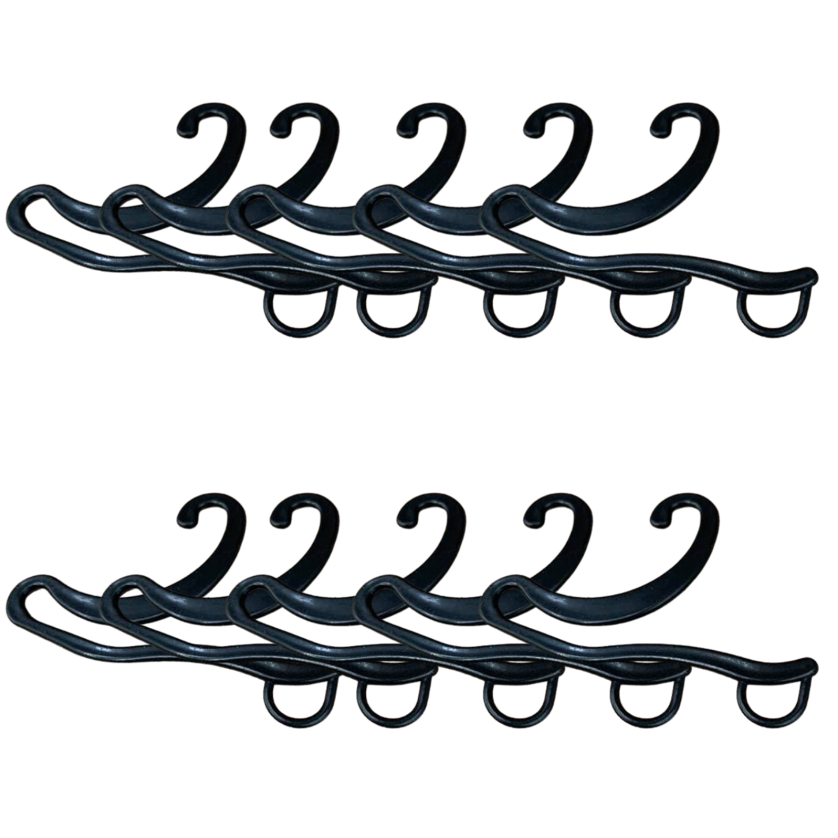 10x Socks Hangers Plastic Sock Hook Retail Display Front Hang Bulk ...