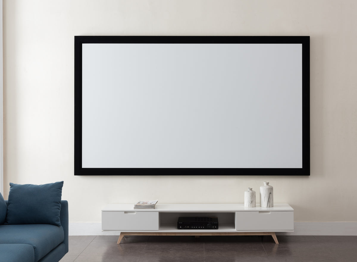 Tauris 110" Fixed Frame Projector Screen Theatre Projection Wall ...