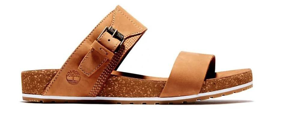 Timberland Womens Malibu Waves Slide (Casual Sandals/Flip Flops) - Rust ...